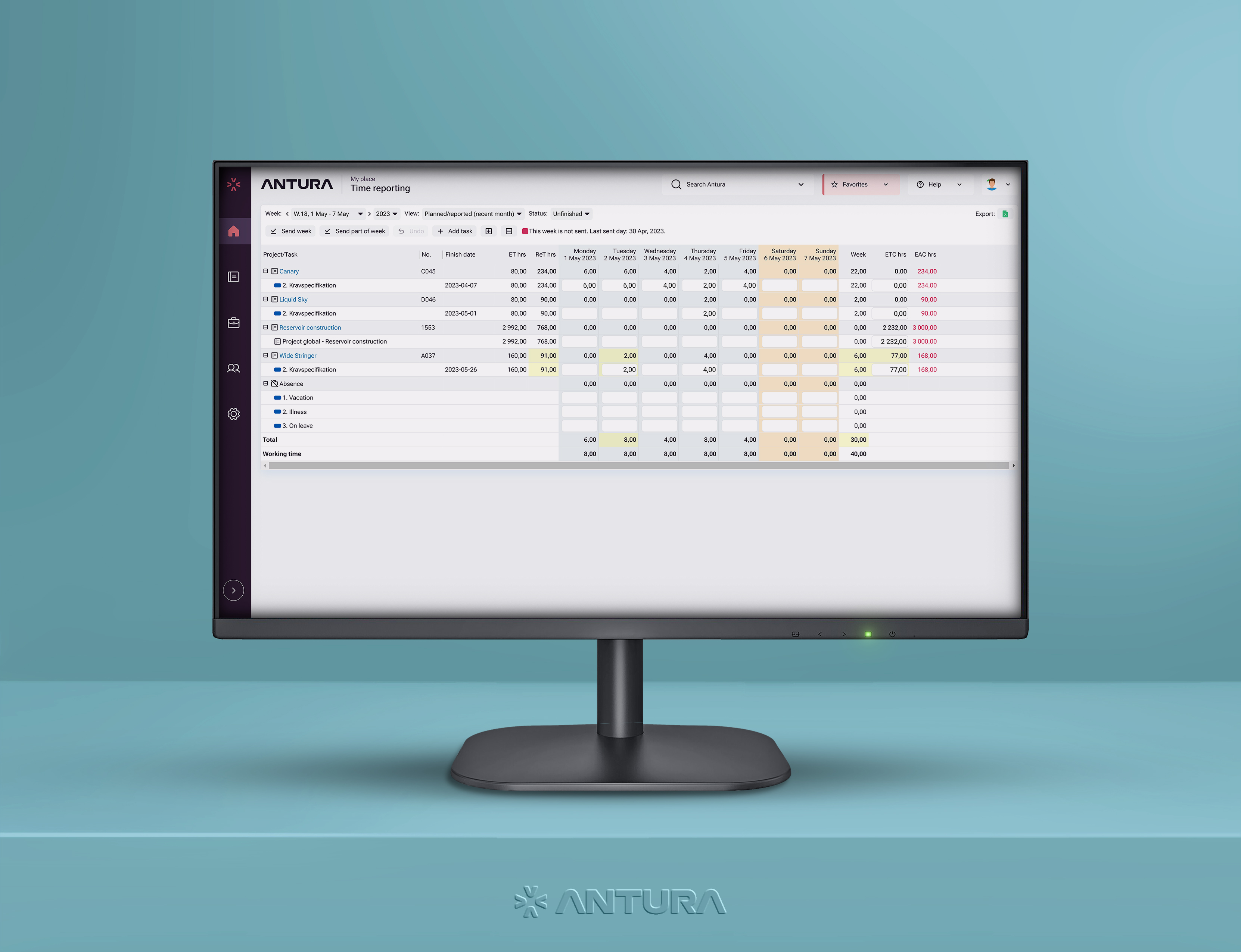 Anturas funktioner inden for projekt- og porteføljestyring